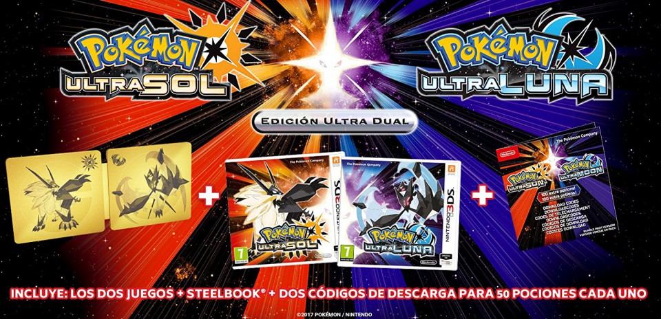 Pokémon Ultra-Soleil et Pokémon Ultra-Lune – Edition Deluxe Ultra Dual