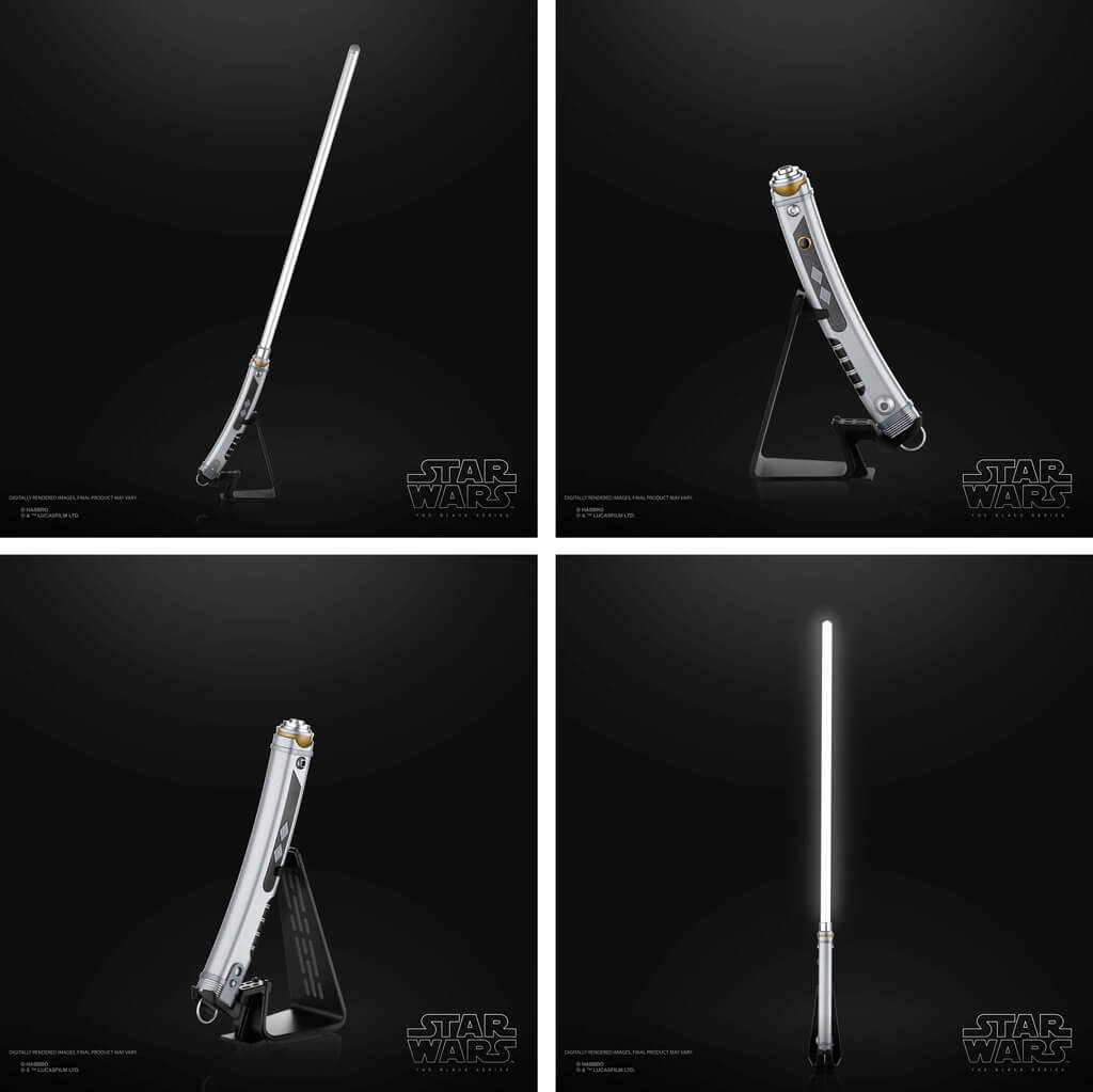 Réplique du sabre laser d'Ahsoka Tano - Hasbro Star Wars The Black Series Force FX Elite