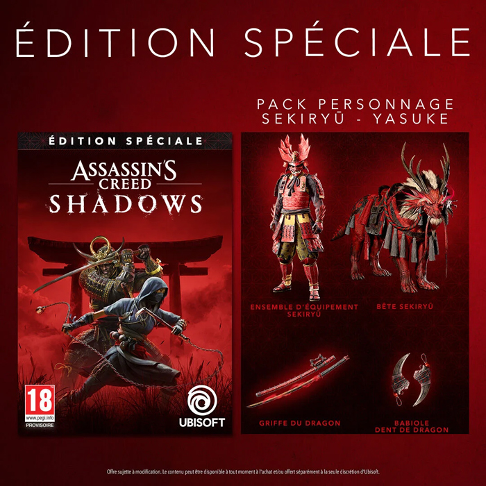 Assassin's Creed Shadows - édition spéciale (PS5)
