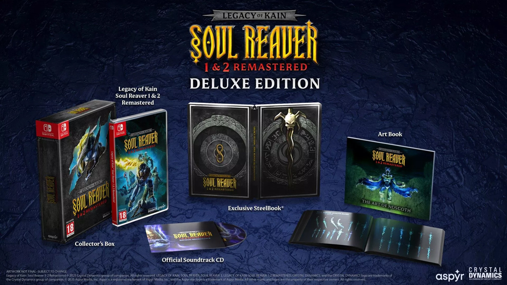 Legacy of Kain : Soul Reaver 1&2 Remastered - édition Deluxe (Switch)