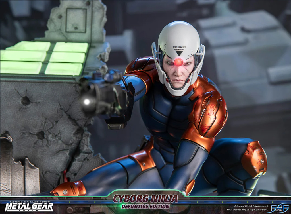 Statuette en résine de Cyborg Ninja (Gray Fox) dans Metal Gear Solid par F4F