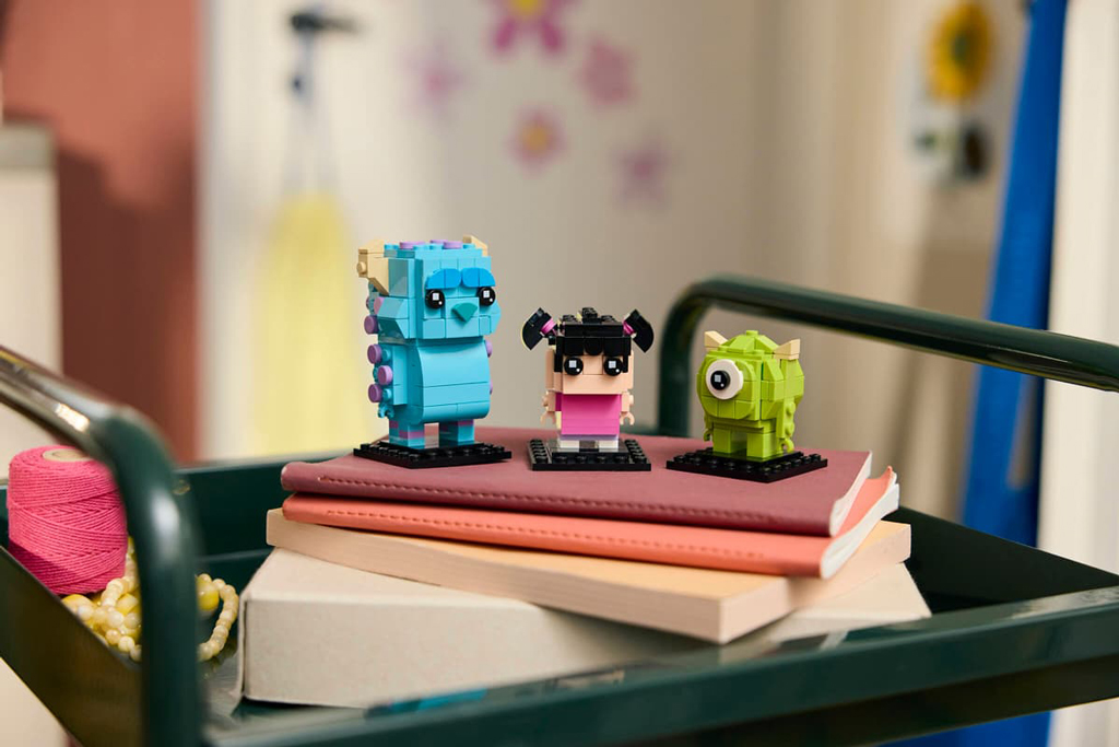 Figurines de Sulli, Bob et Bouh - LEGO BrickHeadz Monstres et Cie